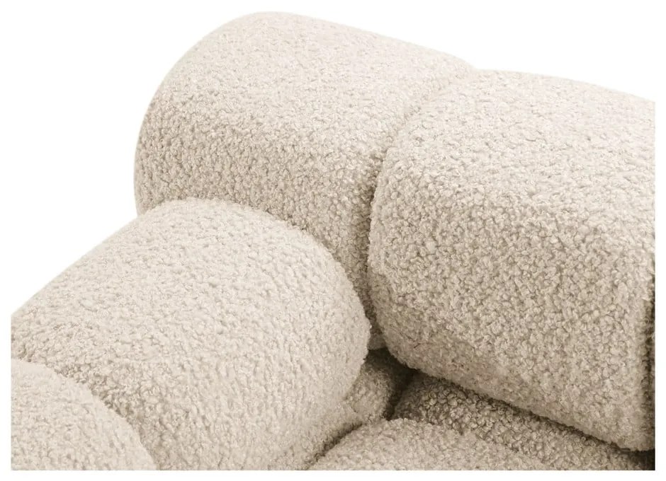 Béžová modulární pohovka z textilie bouclé 188 cm Bellis – Micadoni Home
