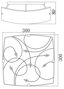 Globo 40393-2 - Stropní svítidlo 2xE27/60W