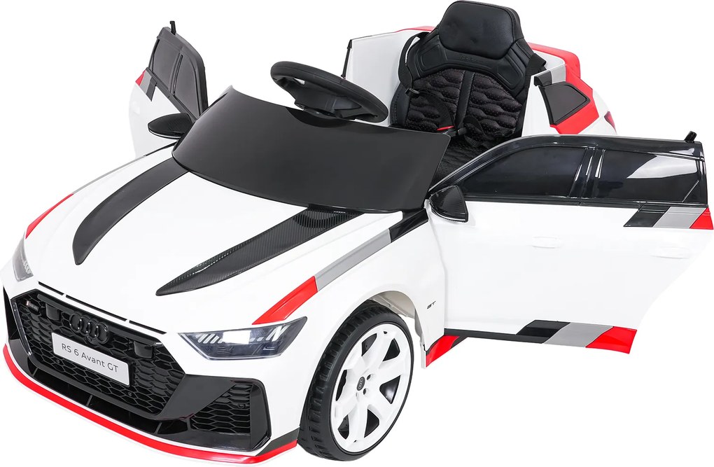 Ramiz Audi RS6 Avant GT elektrické autíčko pro děti bílé