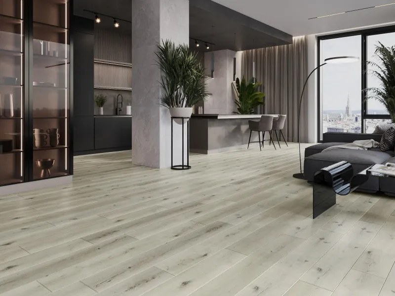 Mexen Silver Lake vinylové panely 1240 x 182 mm SPC 6,5 mm, podklad IXPE 1,5 mm, 4 V-spára, Dub - F1034-1240-182-505-4V1-01