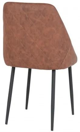 Jídelní židle PORTO PU kůže, hnědá House Nordic 1001270