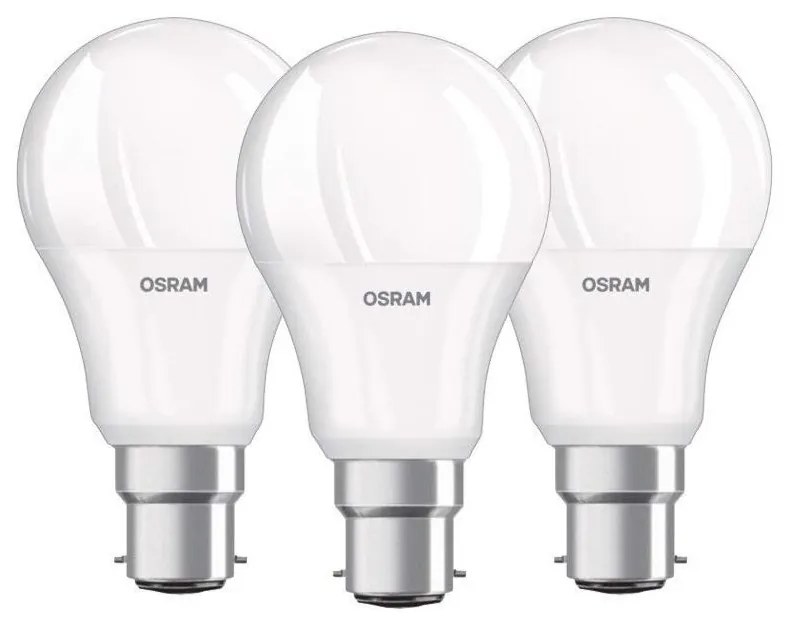 Osram SADA 3x LED Žárovka B22d/8,5W/230V 2700K - Osram P224597