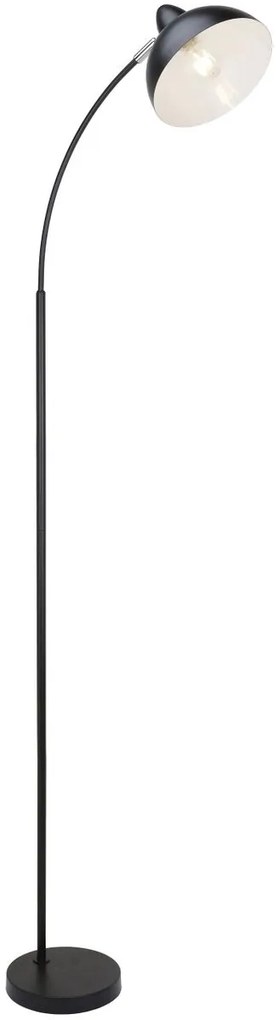Daron Stojací lampa černá, E27, 40 W, 158 cm
