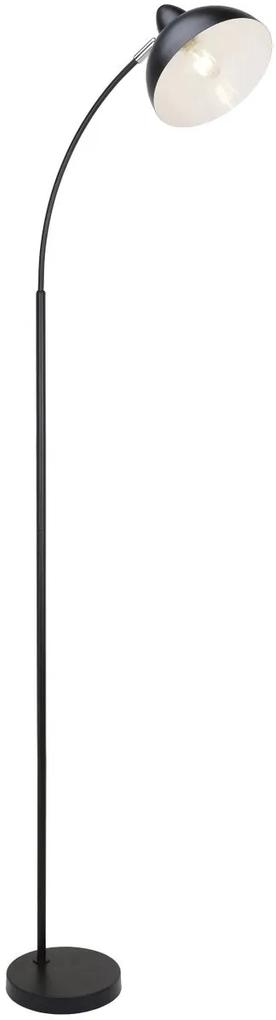Daron Stojací lampa černá, 158 cm, 40 W