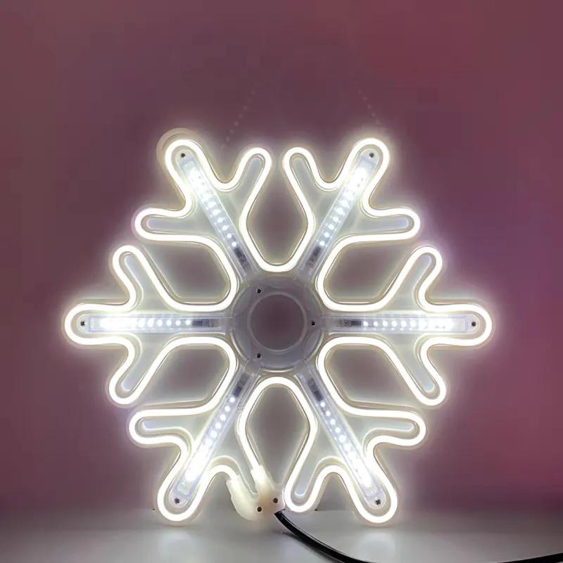 Vánoční LED světelná vločka, studená bílá, různé velikosti na výběr Velikost (cm): 40cm