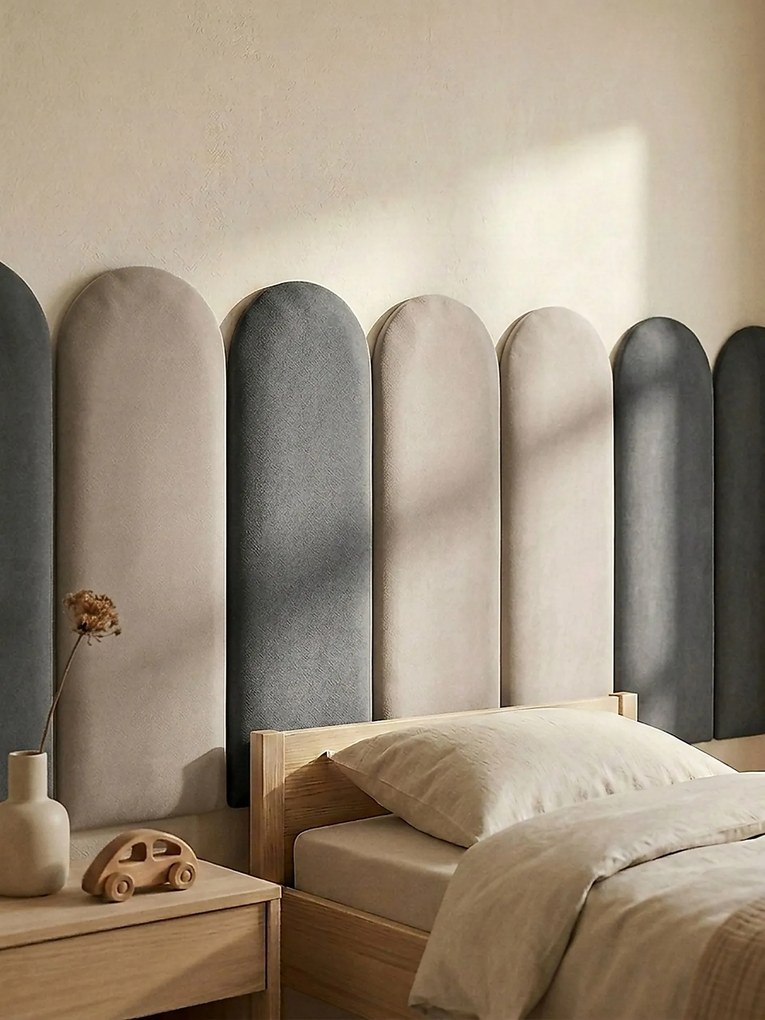 Sinsay - Čalouněné stěnové panely 2 pack - šedá
