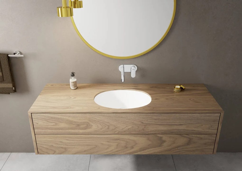 Hansgrohe Vernis Blend, umyvadlová baterie pod omítku, černá matná, 71576670