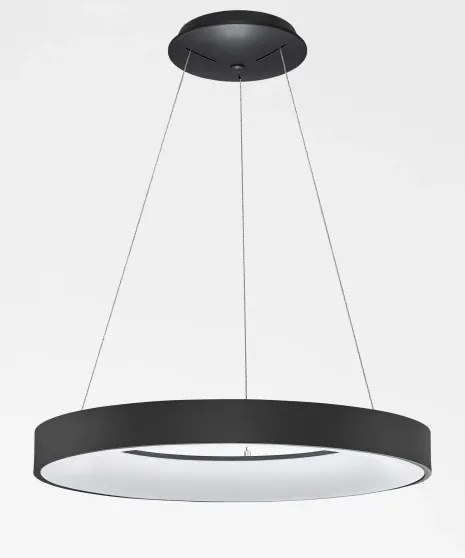 LED lustr Rando Thin 60 4000K černé