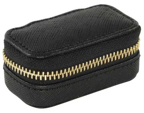 Stackers, Velká cestovní šperkovnice Black Large Zipped Jewellery Box | černá 75392