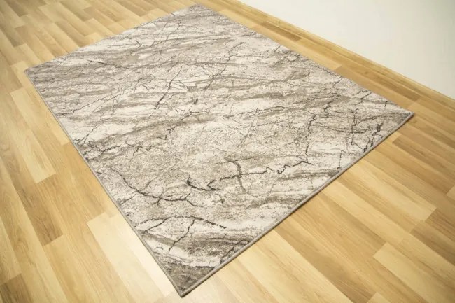 Koberec Aqua Marble 19 šedý mramor