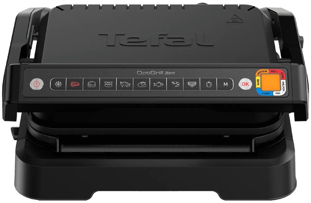 Elektrický gril Tefal OptiGrill 2v1 GC772830 Černý