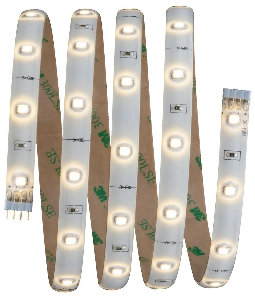 Paulmann 70317 YourLED Basic Set, rozšířitelný set 150cm LED pásky včetně napaječe a kabeláže, 4,8W, teple bílá barva světla