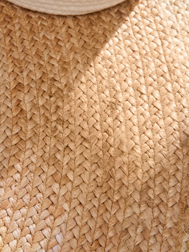 Hanse Home, AKCE: 100x100 (průměr) kruh Kusový koberec Looma 106225 Natur Ivory/Gold kruh, béžová, chodba / předsíň