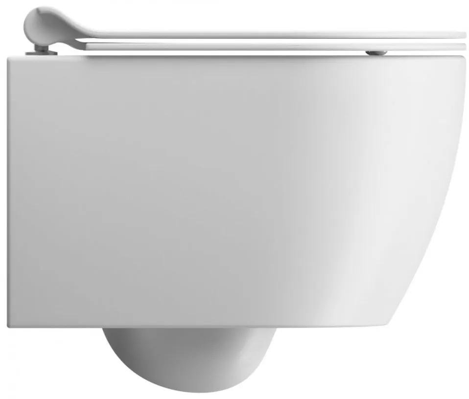 GSI PURA závěsná WC mísa, Swirlflush, 35x46cm, bílá dual-mat 880209