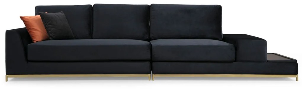 Designová sedačka Dashania 320 cm černá