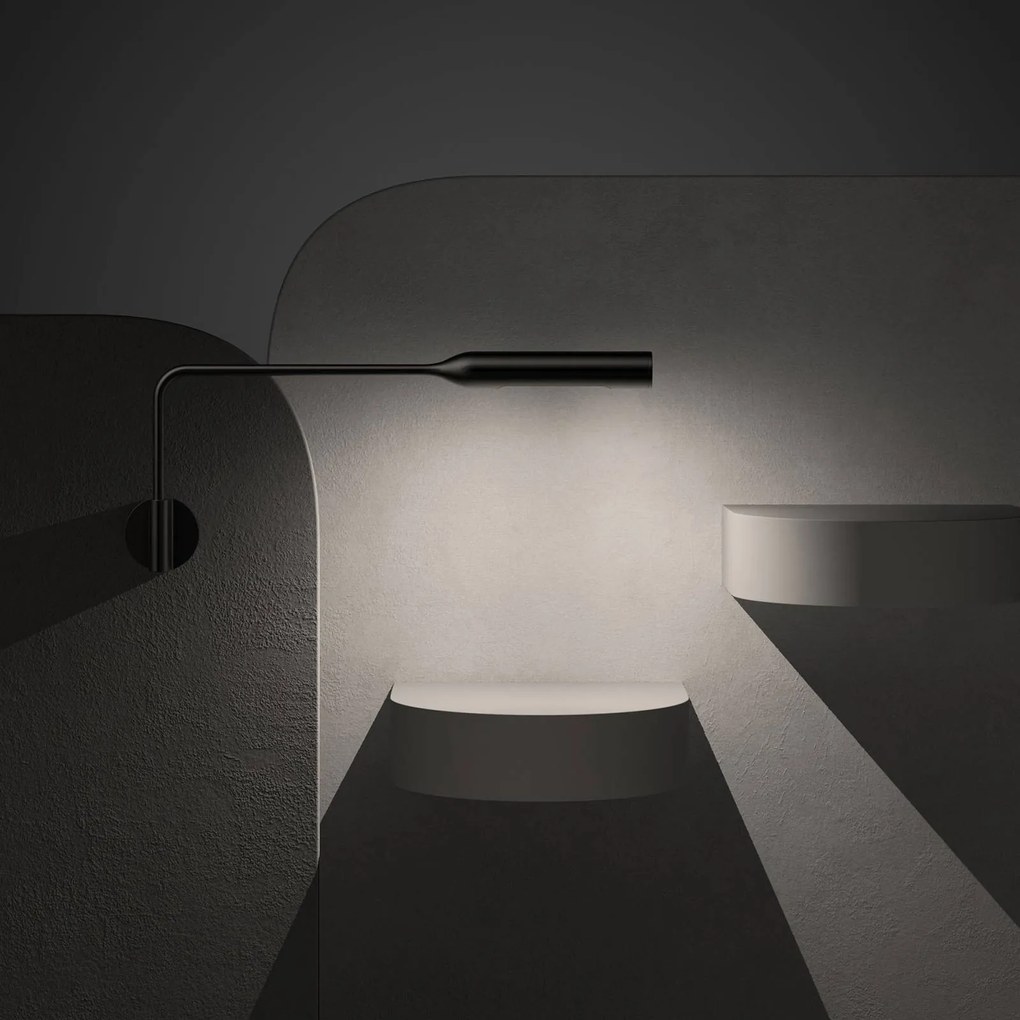 Nástěnné svítidlo Lumina Flo LED se zástrčkou 3 000K černá