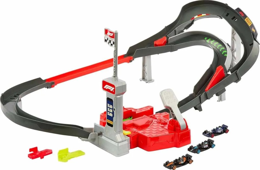 Mattel hot wheels® racing formule 1 startovací dráha