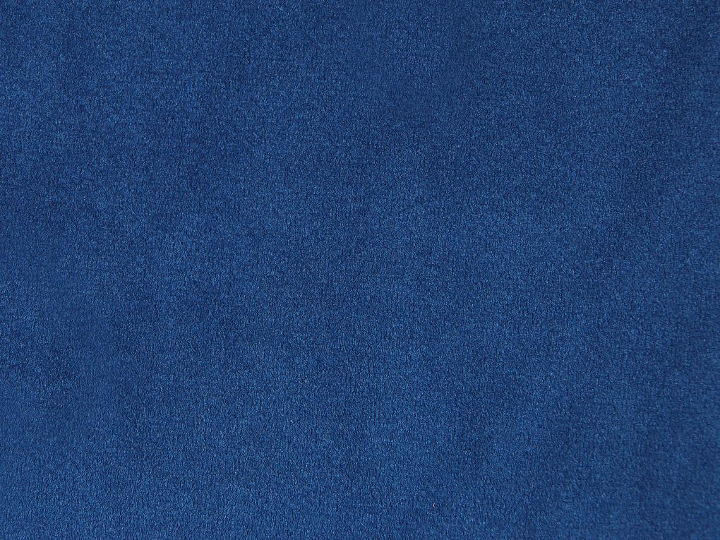 Sametová 2místná  pohovka modrá MAURA Beliani