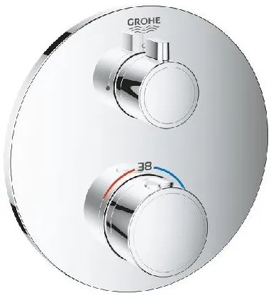 Grohe Grohtherm - Termostatická sprchová baterie pod omítku, chrom 24075000