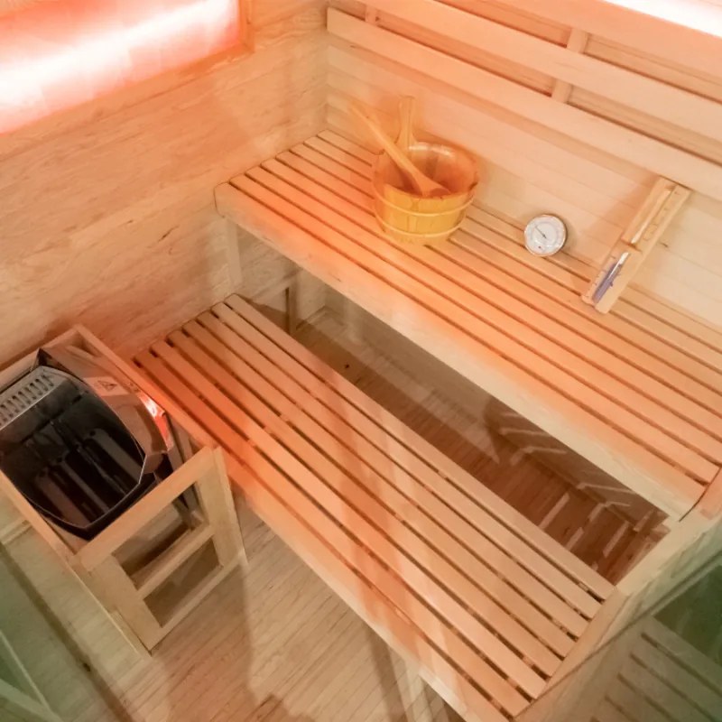 BPS-koupelny Finská sauna Relax 150x150, 4-5 osob