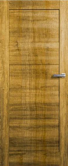 Interiérové dveře vasco doors TEO plné, model 1 Průchozí rozměr: 70 x 197 cm, Orientace dveří: Levé dveře, Dekor: Dub Aljaška