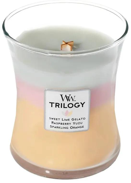 WoodWick – Trilogy vonná svíčka Letní sladkosti, 275 g