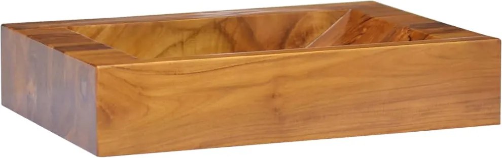 Umyvadlo masivní teak 50 x 35 x 10 cm 326163