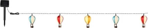 Globo 36139-9 - LED Solární řetěz 9xLED/0,06W/3V 390 cm IP44