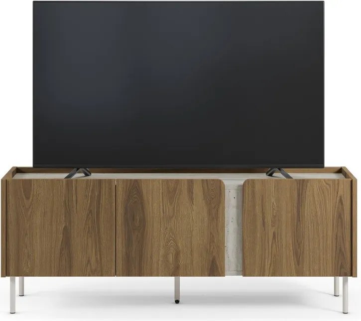 TV stolek v dekoru dubu v přírodní barvě 140x54x35,5 cm Lucile – Marckeric