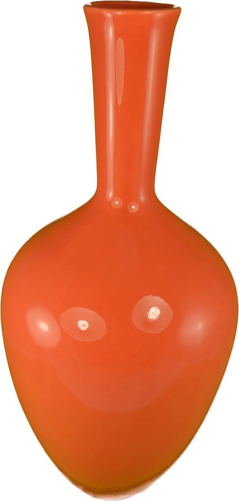 Velká oranžová váza