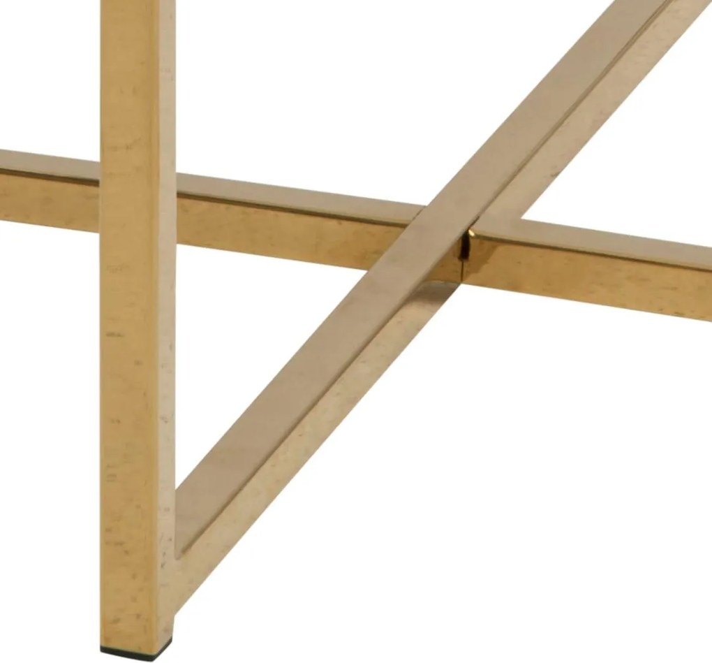 ACTONA Kulatý odkládací stolek ALISMA bílý ⌀50 cm