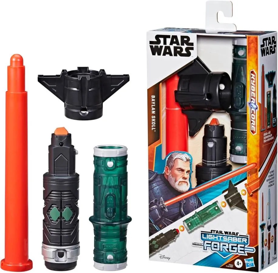 Hasbro star wars světelný meč lightsaber forge baylan skoll