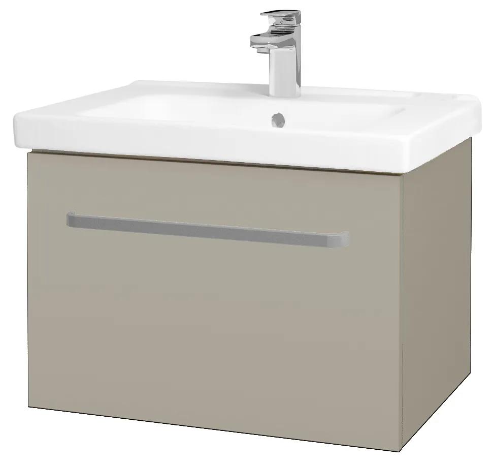 Dřevojas Koupelnová skříň BIG INN SZZ 65 Varianta: N01 Bílá lesk / Úchytka T02 / D17 Colorado