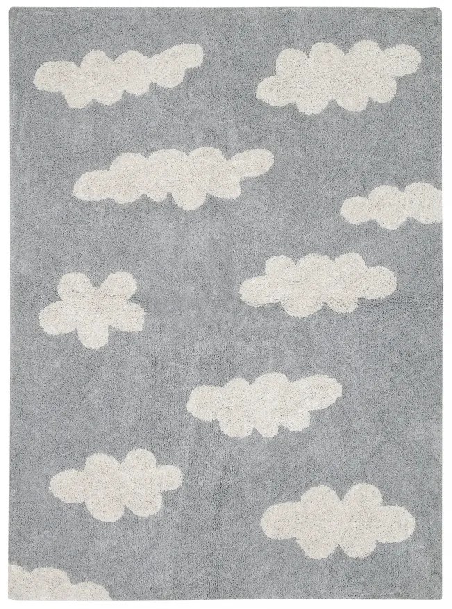 Lorena Canals koberce Pro zvířata: Pratelný koberec Clouds Grey 120x160