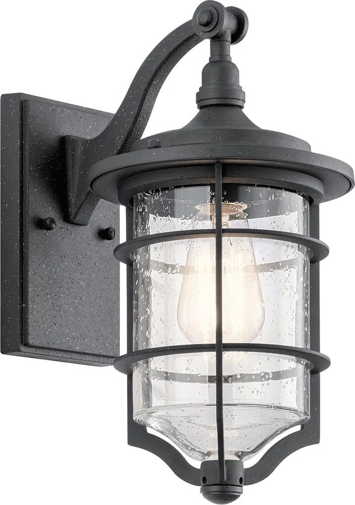 Venkovní nástěnná lampa Elstead ROYAL MARINE S 34 cm/1xE27 černá barva