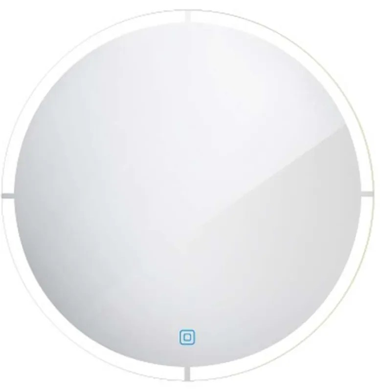 Nimco - Zrcadlo s LED osvětlením, průměr 60 cm, dotykový senzor, hliník ZP 24000RVX