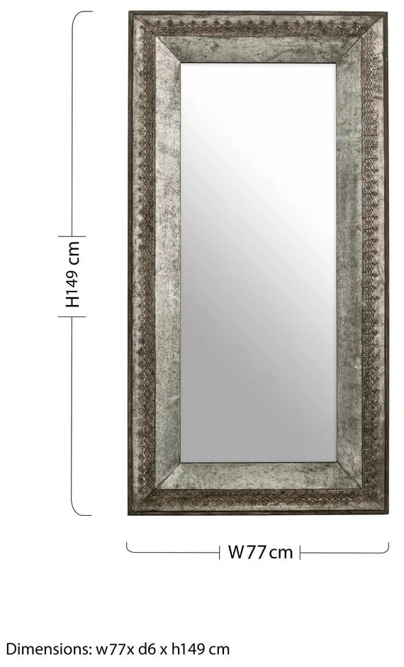 Nástěnné zrcadlo 77x149 cm Elementary – Premier Housewares