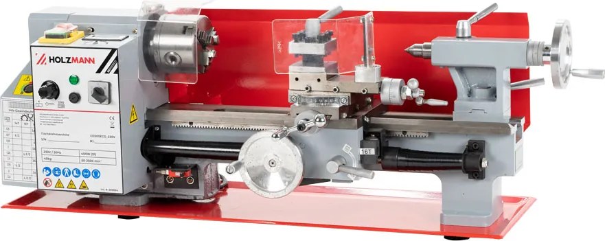 Soustruh na kov Holzmann ED300ECO – 230 V, kompaktní, DIY použití ED300ECO_230V