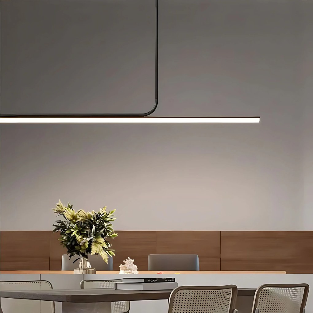 Toolight Toolight, LED stropní svítidlo 140cm, 14W, APP1660-CP, černá, OSW-06994
