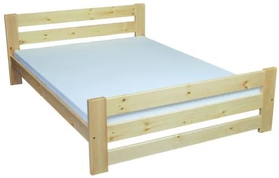 Dřevěná postel Adriana Barva: dub, Rozměr: 140x200 cm