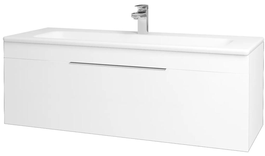Dřevojas Koupelnová skříň ASTON SZZ 120 Varianta: N01 Bílá lesk / Úchytka T03 / D15 Nebraska
