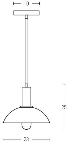 Zambelis 180052 - Lustr na lanku 1xE27/40W/230V černá
