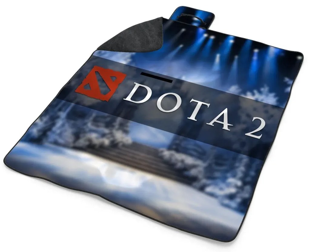Sablio Plážová deka DOTA 2 Modrá: 200x140 cm