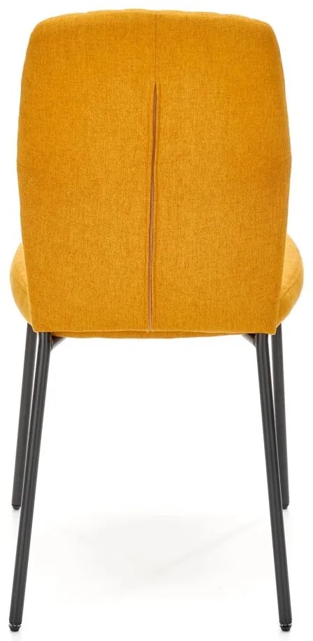 Jídelní židle K461 hořčicově žlutá