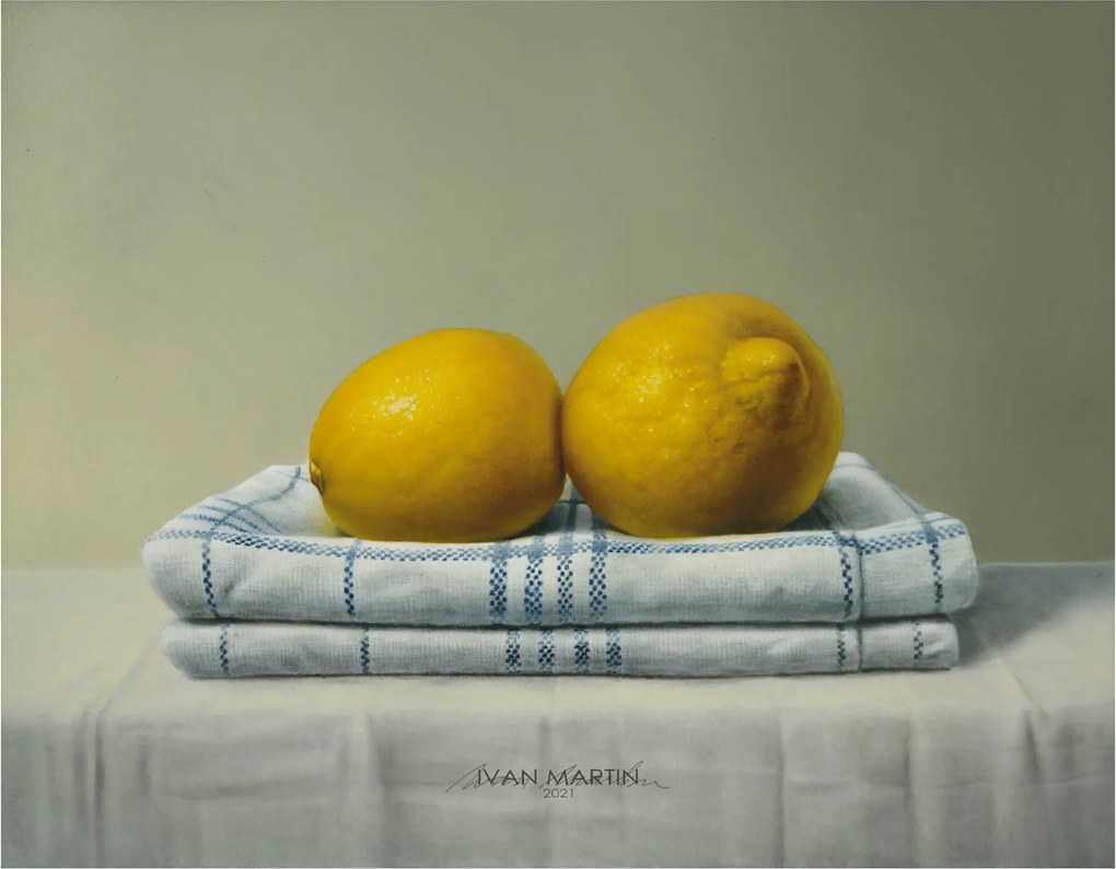 Ivan Martin | Citrony Rám: Černý, Velikost: 40 x 60 cm