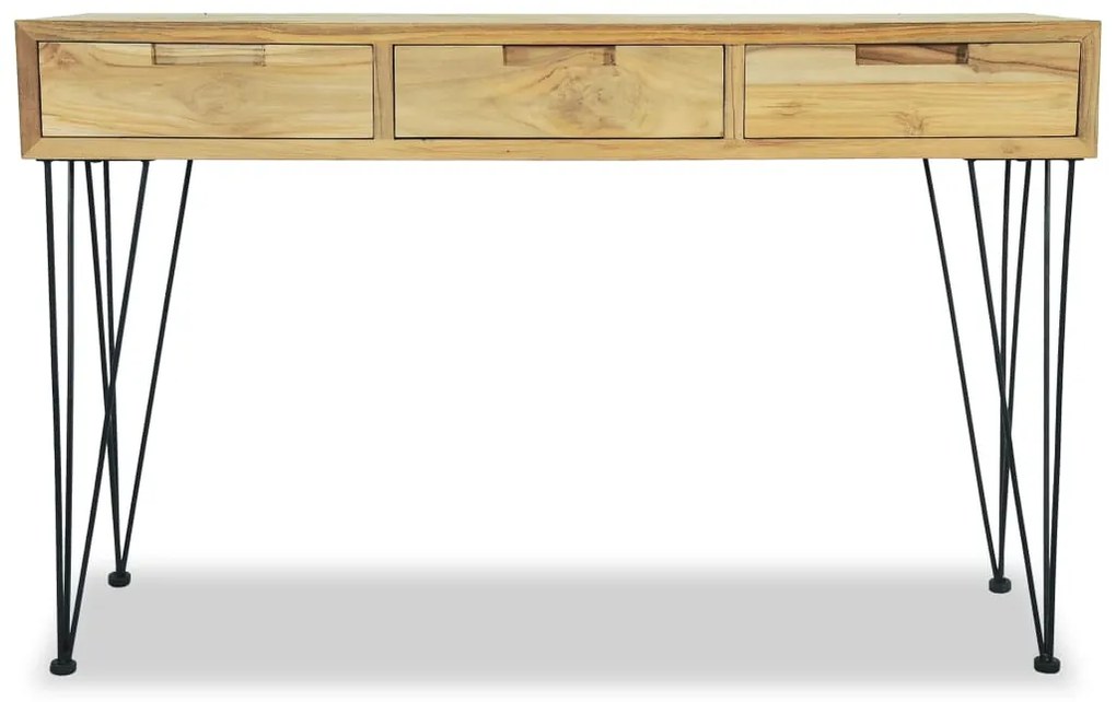 vidaXL Marketos Odkládací stolek, masivní teak, 120x35x76 cm