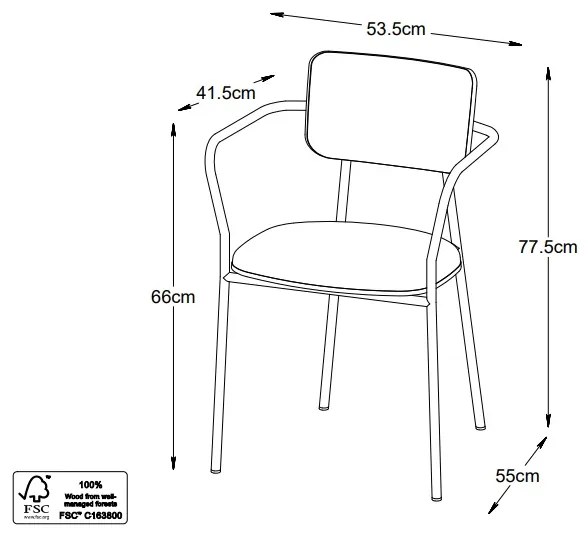 Designová jídelní židle Quirinus bílá