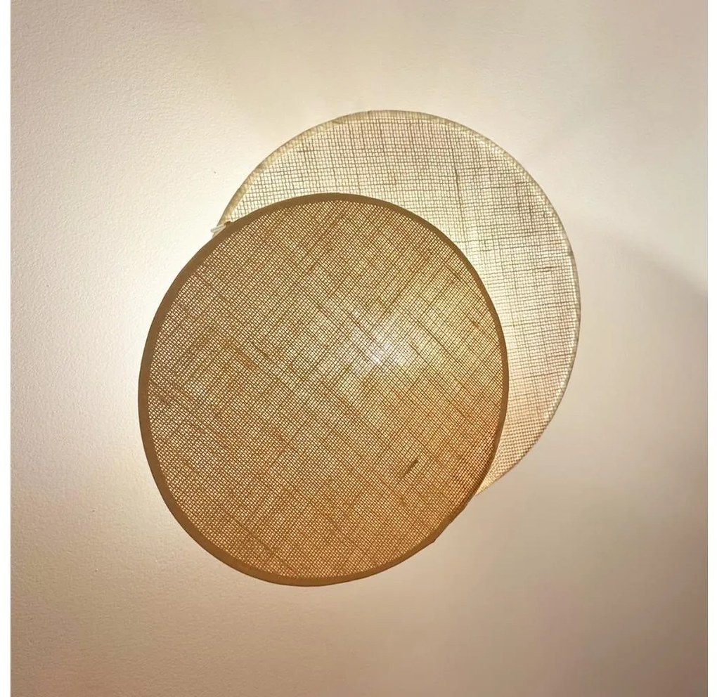 Brilagi - Nástěnné svítidlo CIRCLES 1xE27/15W/230V 45x45 cm béžová/krémová