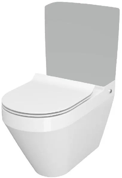 Cersanit Crea - WC kombi mísa se sedátkem SoftClose, vario odpad, CleanOn, bílá K114-023
