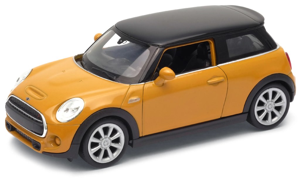 Welly - New Mini Hatch model 1:34 oranžový